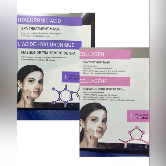 Skincare | 4 Pack Hyaluronic And Collagen Spa Treatment Facial Sheet ...